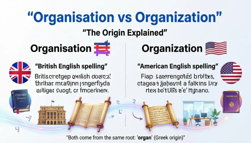 Organisation Or Organization- Which one is correct? For 2026